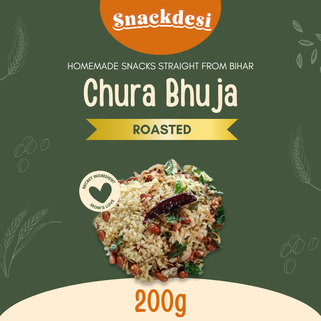 Snackdesi Roasted Chura Bhuja – Overloaded with Peanuts (Healthy Snack