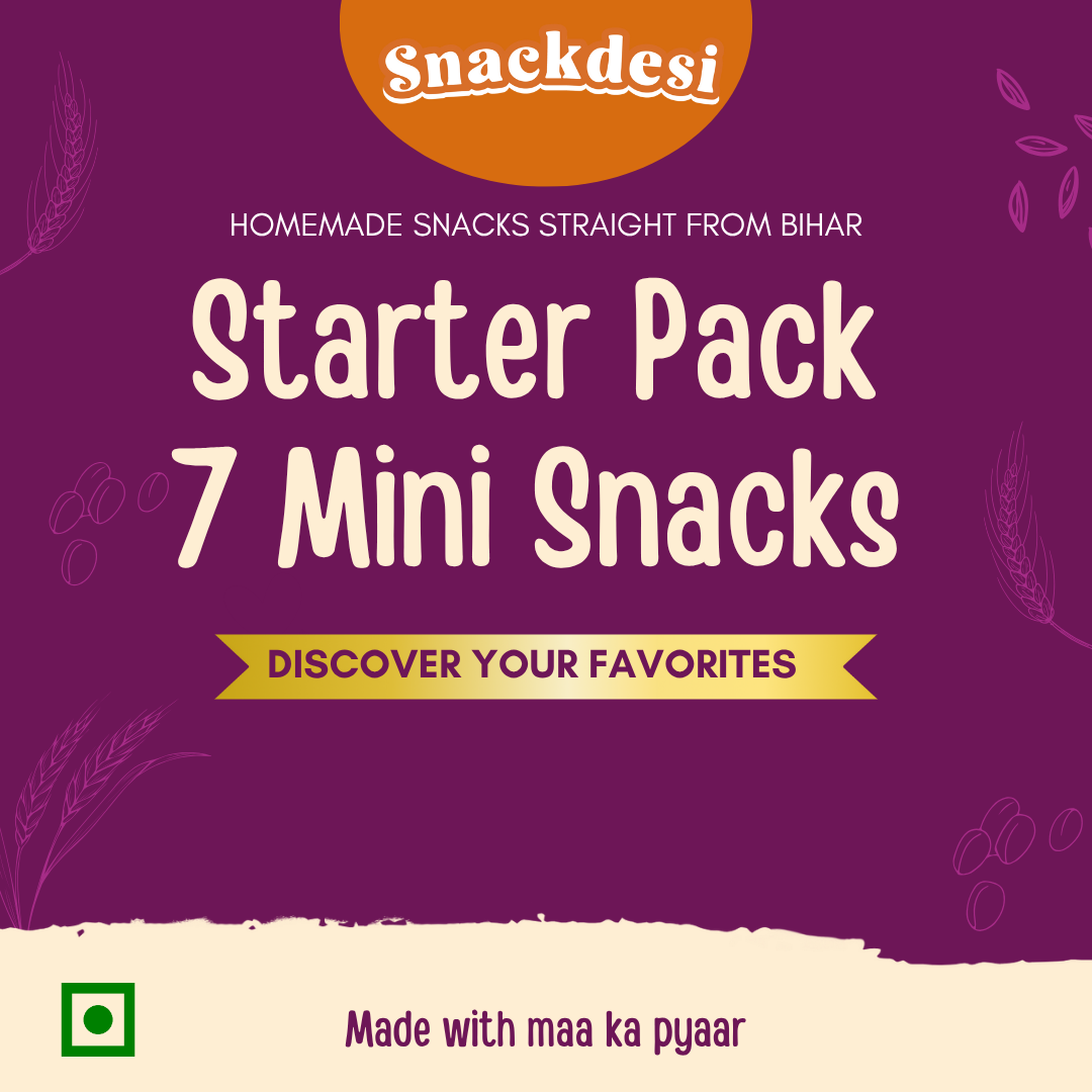 Snackdesi Starter Pack (7 Mini Snacks) for ₹579 | Discover Your Favori